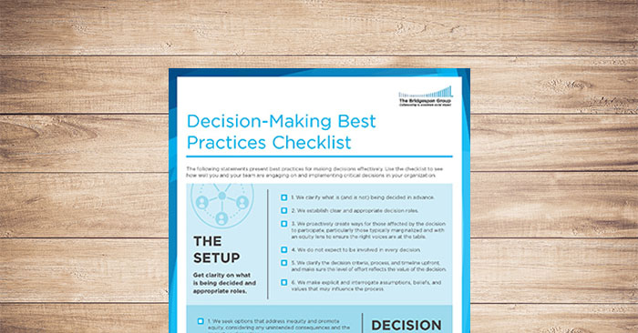 From Principles to Practices: Structuring Your Decision-Making Process ...