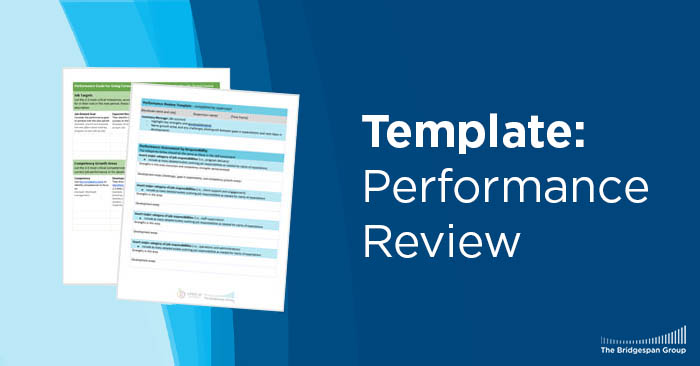 Performance Review Template | Bridgespan