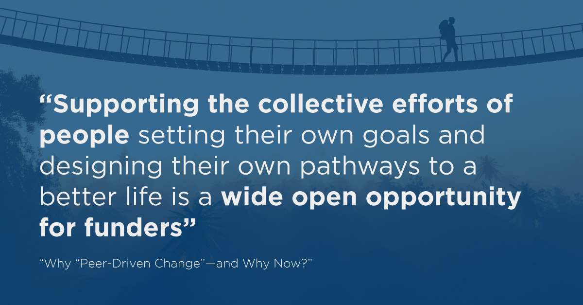 Why “Peer-Driven Change”—and Why Now? | Bridgespan