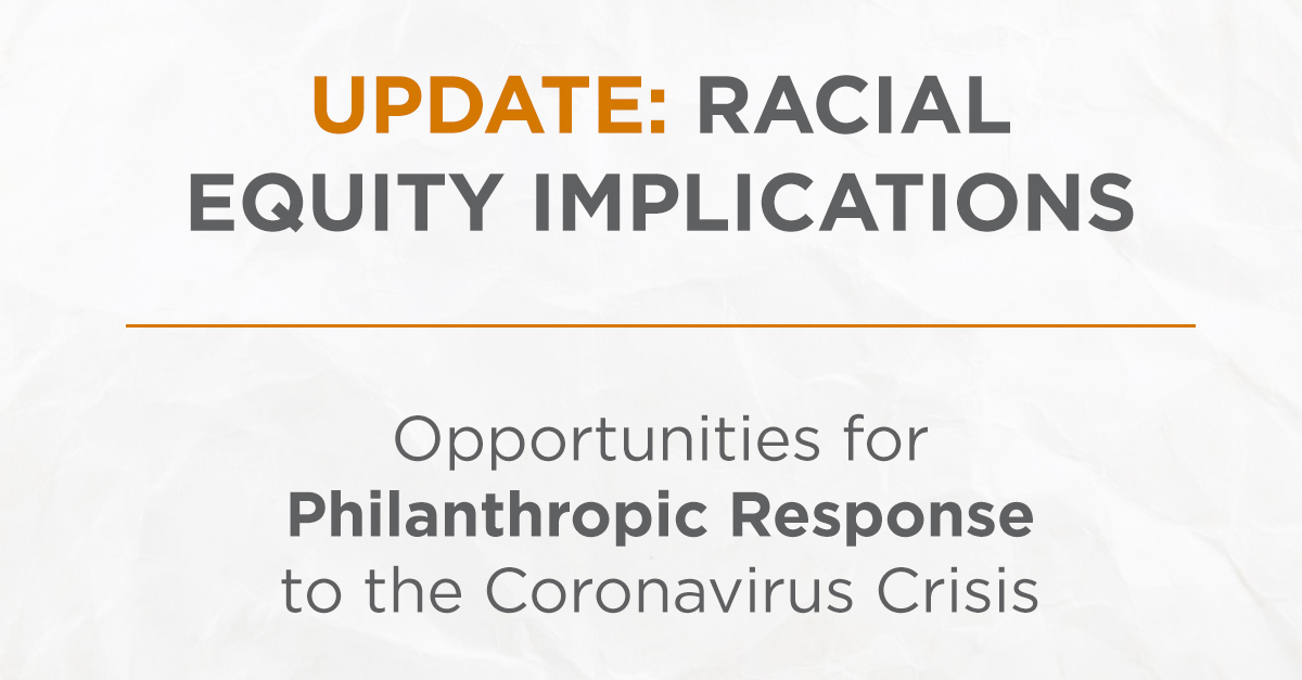 How philanthropy can respond to #coronavirus | Bridgespan